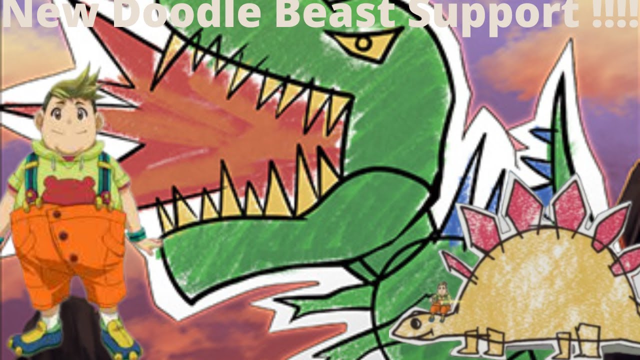 New Doodle Beast Support Announced in Animation Chronicle!!! - YouTube