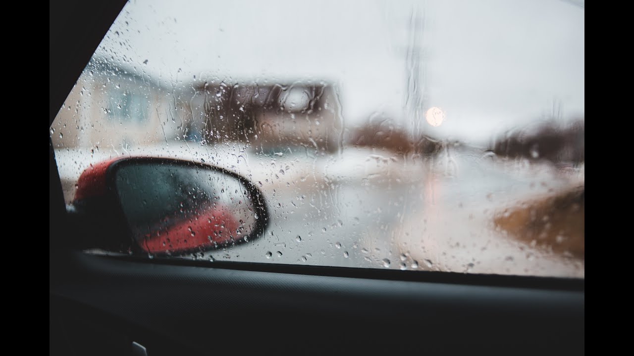 1 HOUR relaxing car drive through heavy rain - YouTube