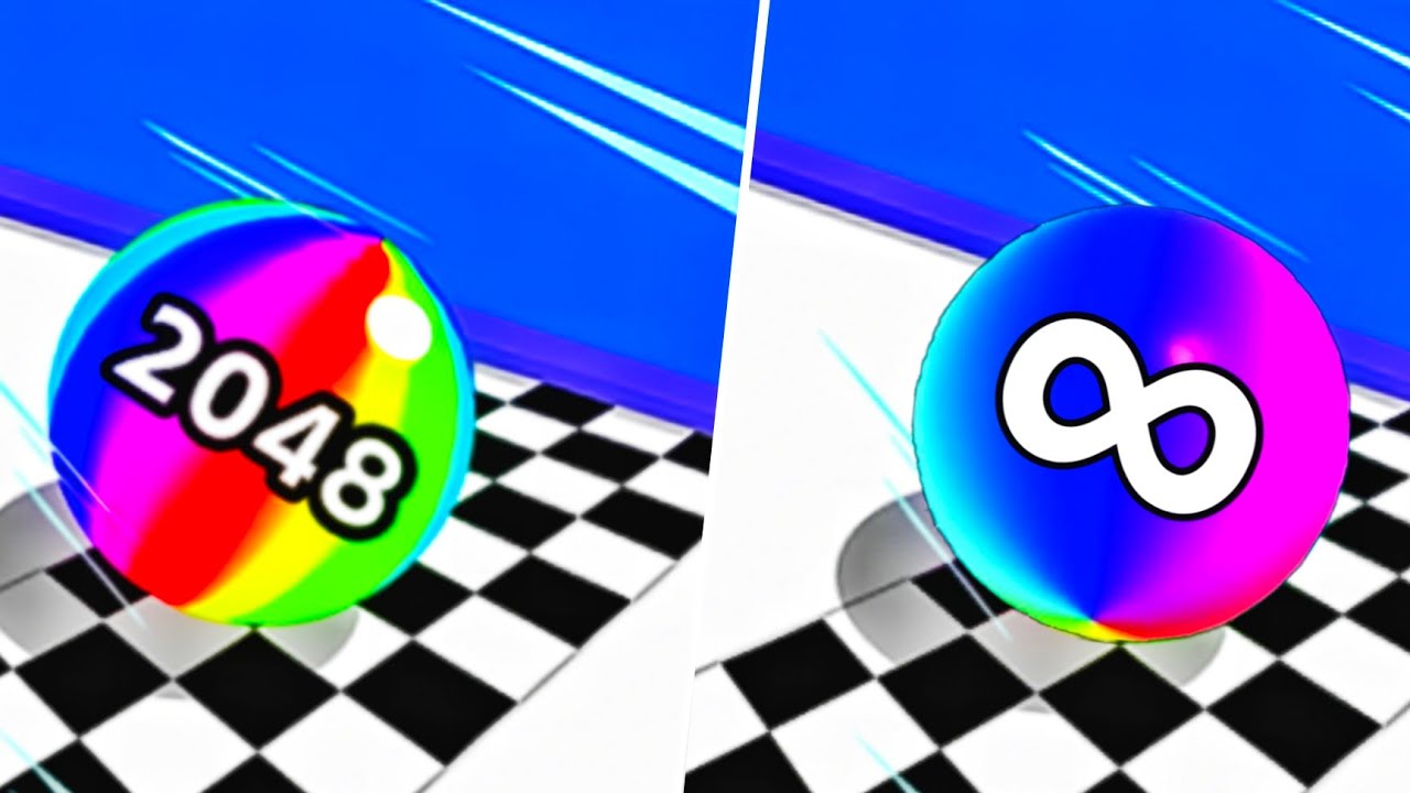 Ball Run 2048 vs Ball Run Infinity - All Levels Gameplay (Android,iOS ...