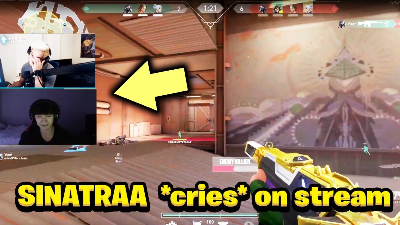 Sinatraa CRIES on stream while playing with Shahzam.. (sad) - YouTube