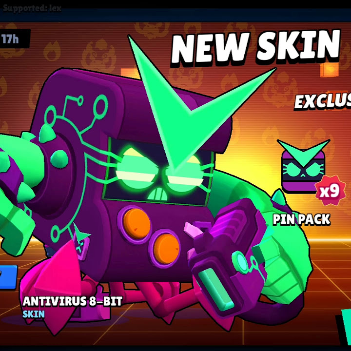 ANTIVIRUS 8-BIT SKIN 🔥#brawlstars#supercell#shorts - YouTube