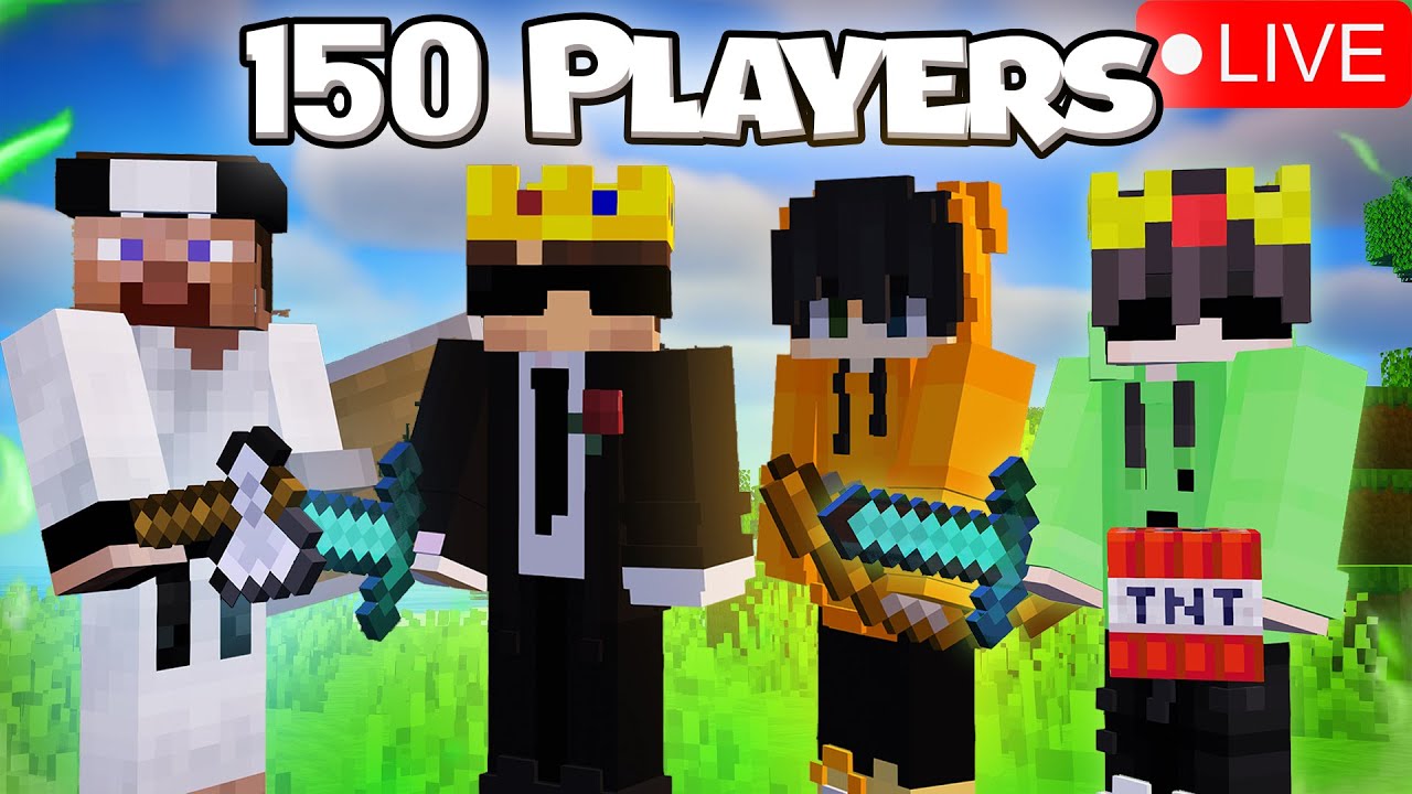 150 Players Civiliazation Event In Green Mc 🗿 - YouTube