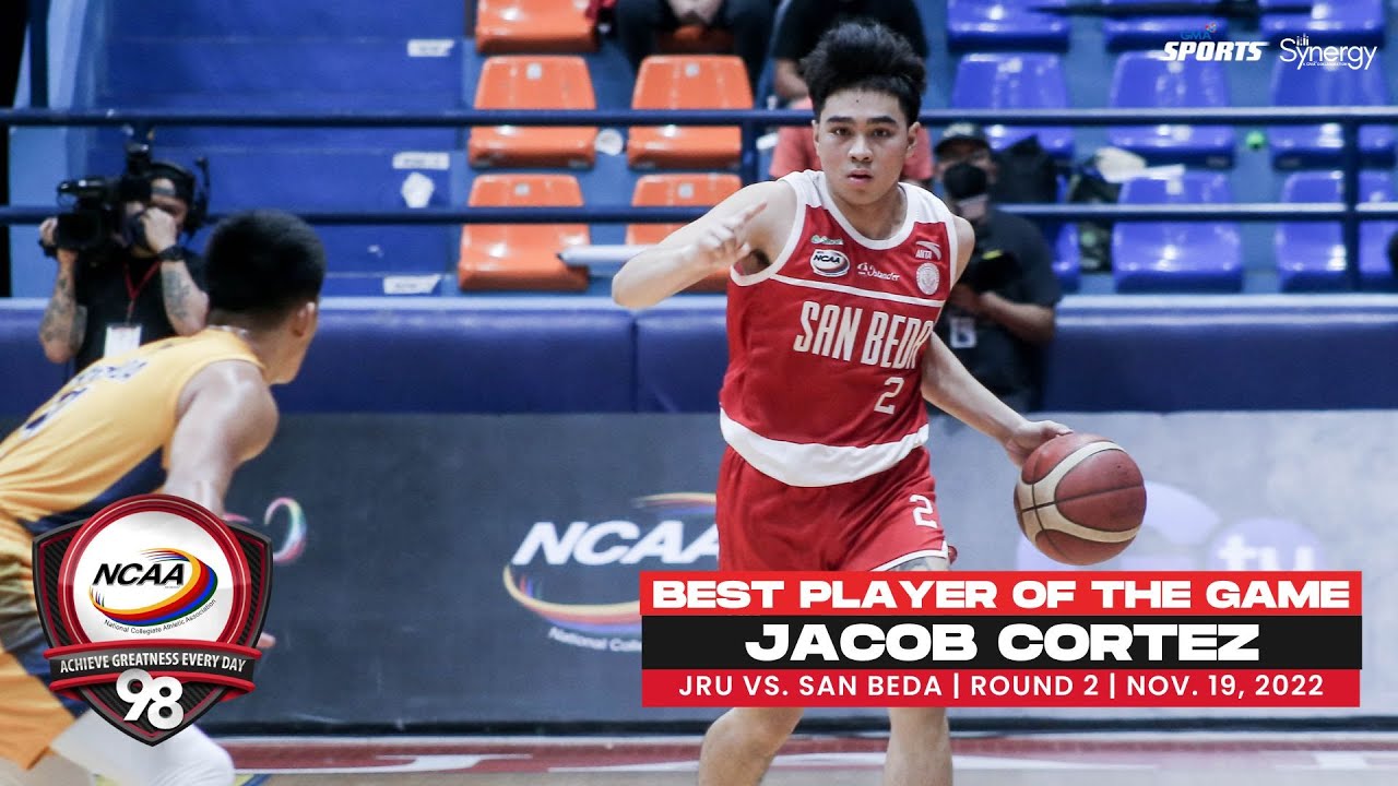 NCAA Season 98 | Best Player: Jacob Cortez (San Beda vs JRU) | Men's ...