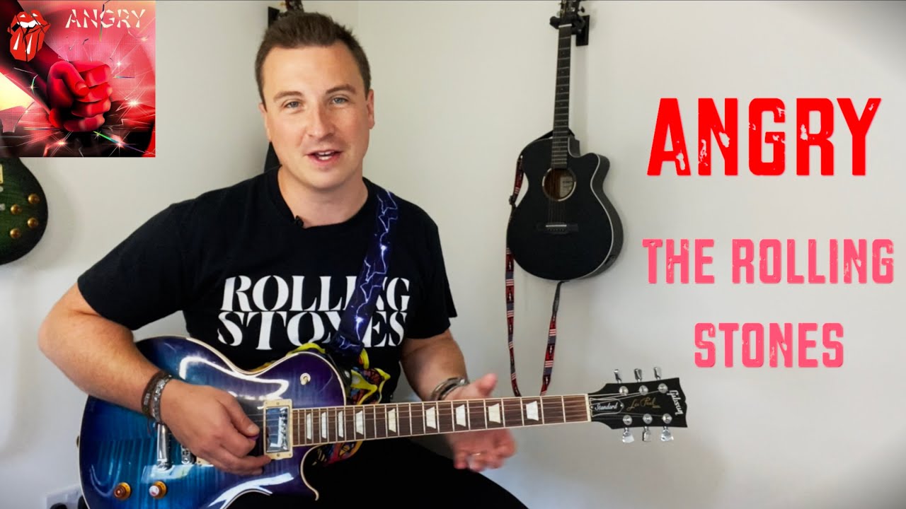 How to play: NEW TRACK from the Rolling Stones - Angry 😡 (full guitar ...