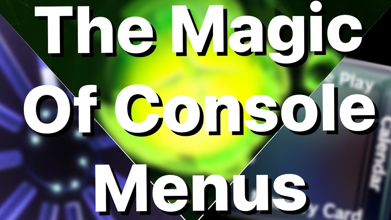 The magic of console menus - YouTube