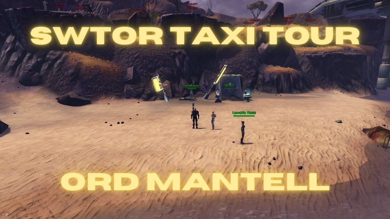 SWTOR Taxi Tour - Ord Mantell - YouTube