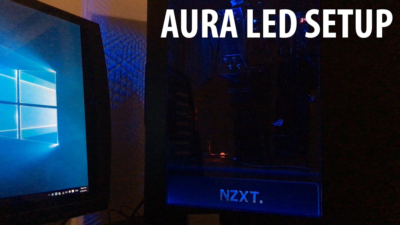 Gaming PC: Setting Up the ROG AURA LED Strips - YouTube