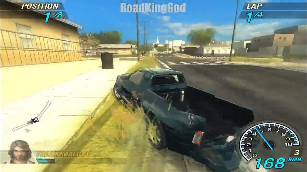 FlatOut 2, but cars are flying towards me - part 2 - YouTube