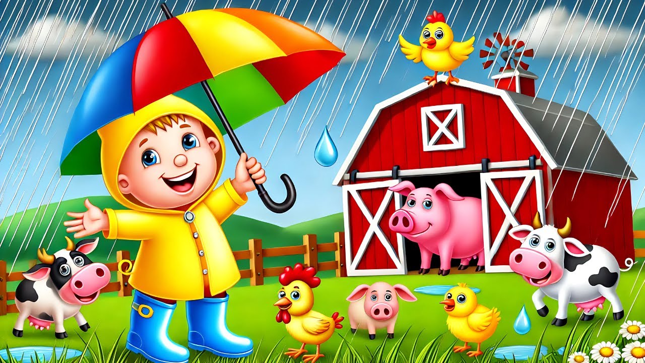 Rainy Day Fun on Old McDonald's Farm - YouTube