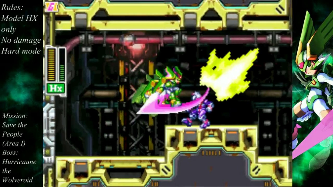Mega Man ZX - Model HX Run (No Damage) - Hurricaune - YouTube