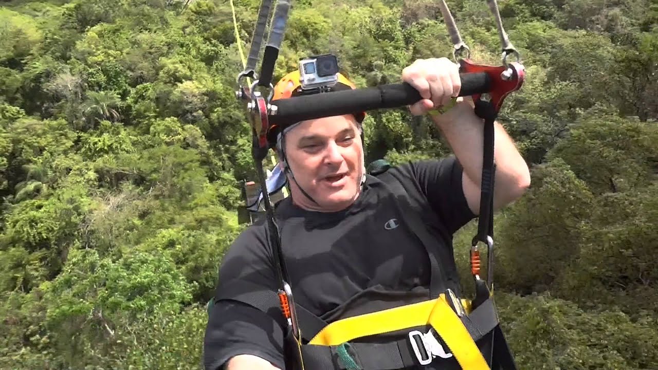 GoPro Sky Safari Zip Line St Kitts - YouTube