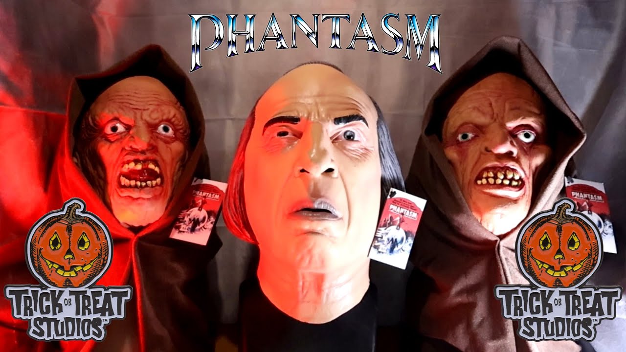 Trick or Treat Studios Phantasm Tall Man & Lurker Masks - YouTube
