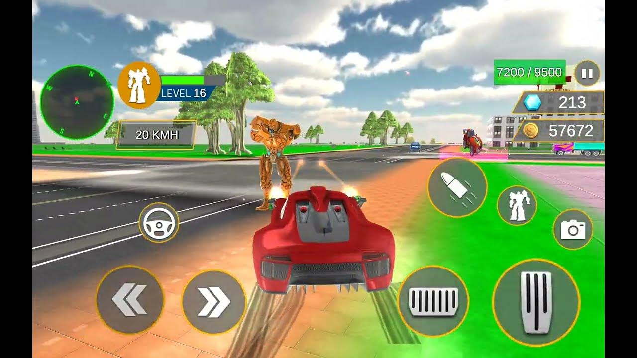 army bus robot transform wars 3d || shlok gameplay || army robot - YouTube