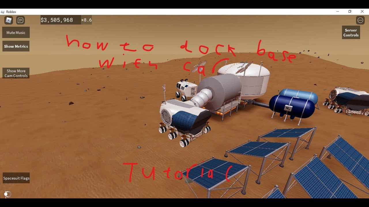 Roblox space sailors tutorial | how to dock SEV with habitable base ...