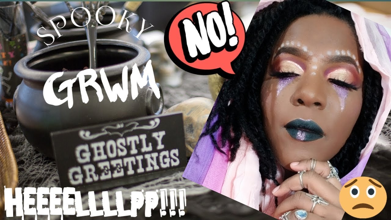 Ghost In My Camera + GRWM Voodoo Priestess Gypsy Halloween Look - YouTube