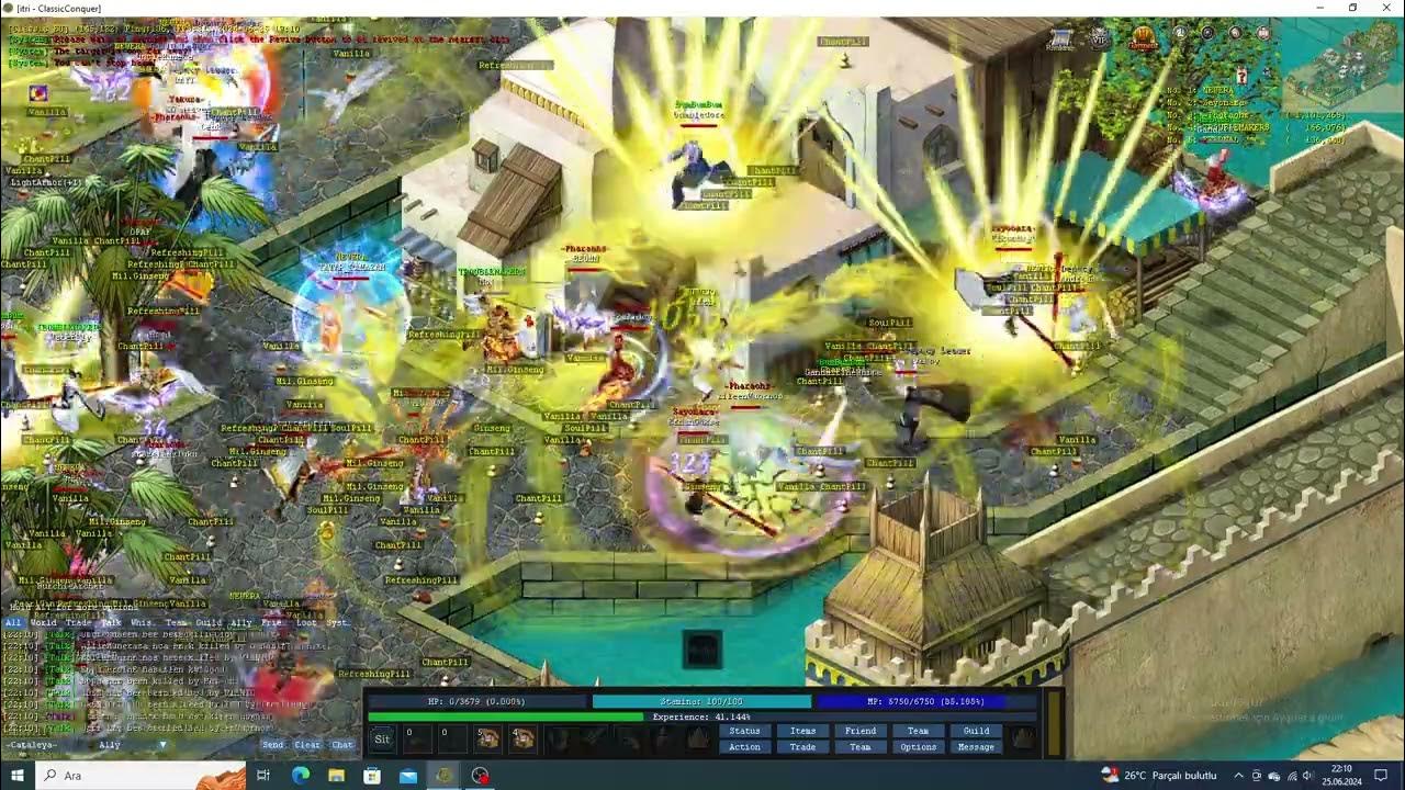 Conquer Online Classic Eu Server ( itri ) Desert City War - YouTube