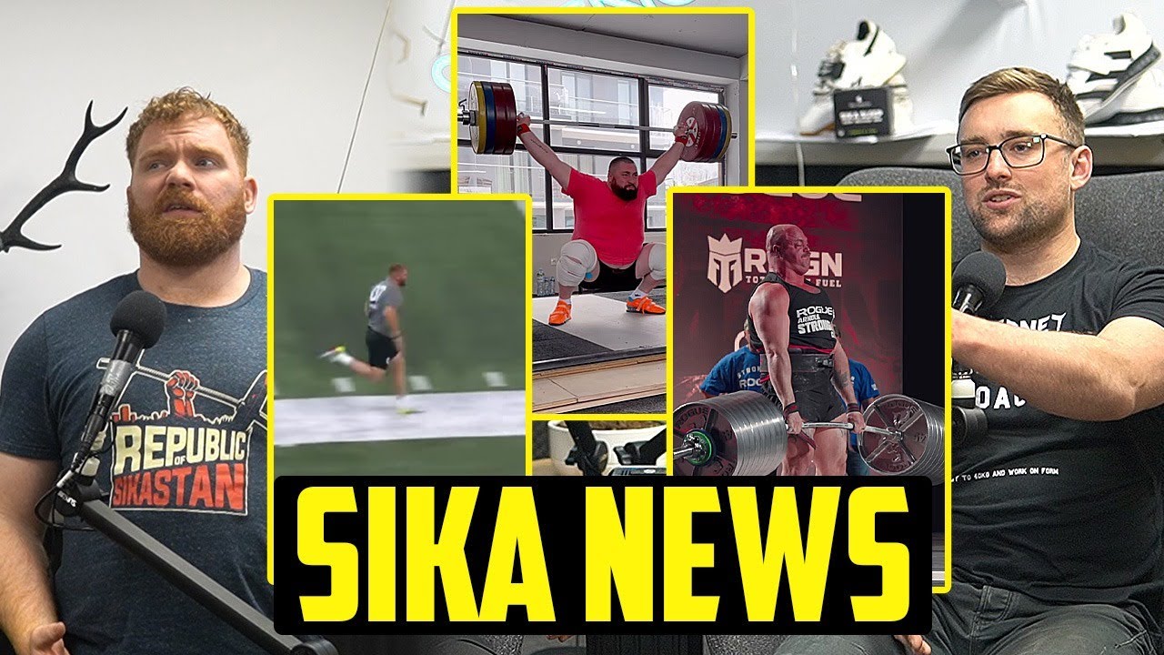 Lasha Returns - Fastest 300lb Man - Tank squats 340kg - Sika News Show ...