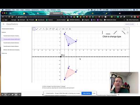 Introduction to Rigid Tranformations Using Geogebra - YouTube