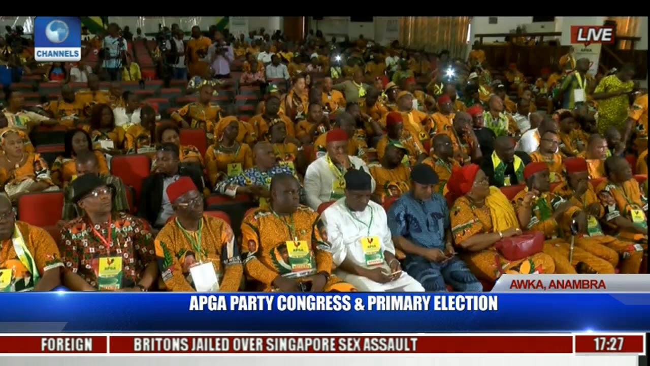 APGA Party Congress & Primary Election Pt.29 Last Live Coverage - YouTube