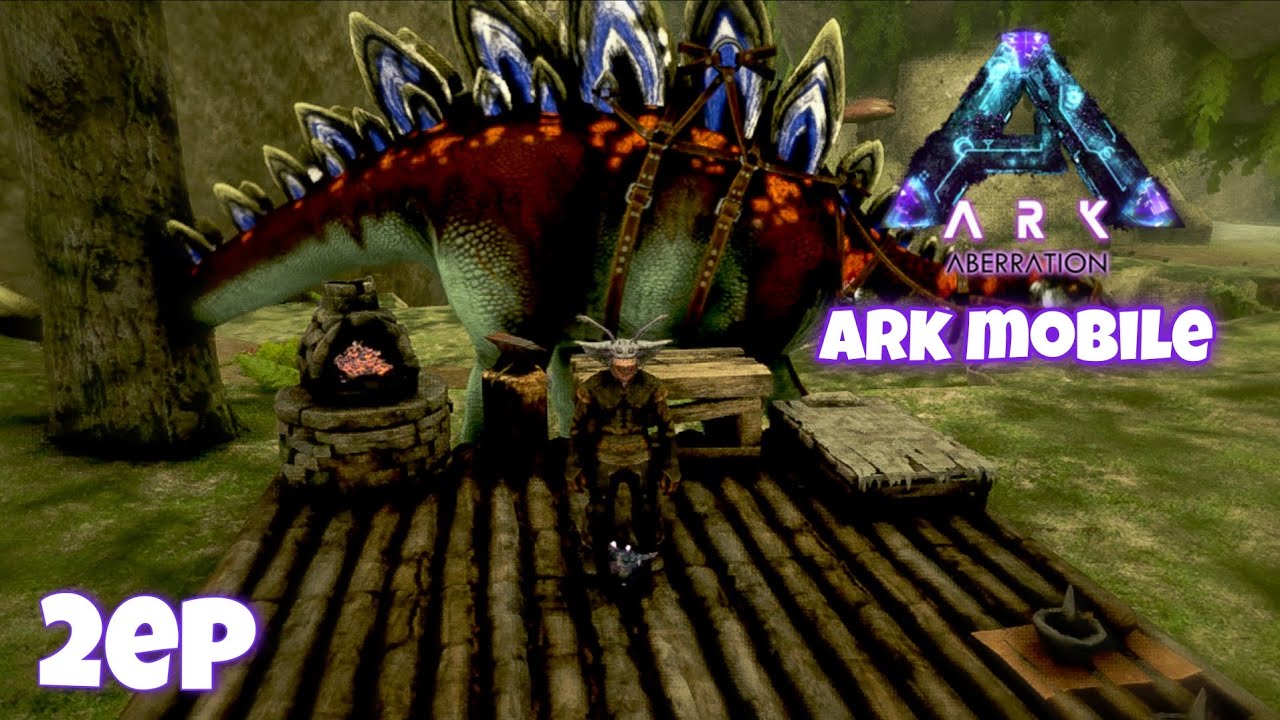 DOMINEI o STEGO e FIZ MINHA PRIMEIRA BASE em ABERRATION! (ARK Mobile EP ...
