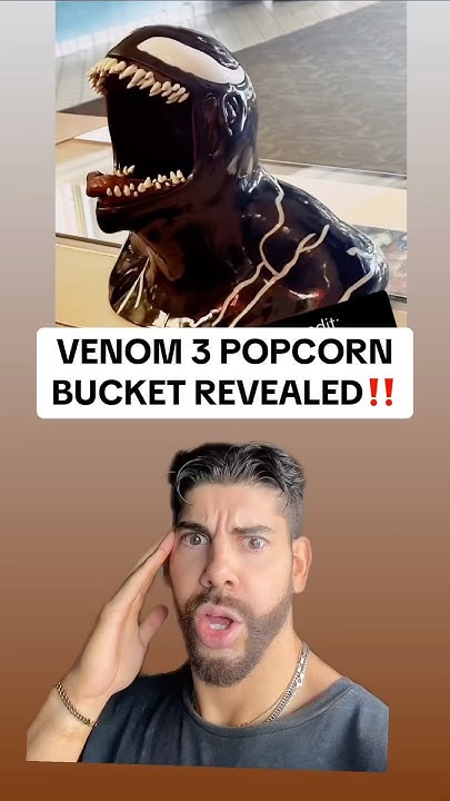 Venom Popcorn Bucket REVEALED ‼️ - YouTube