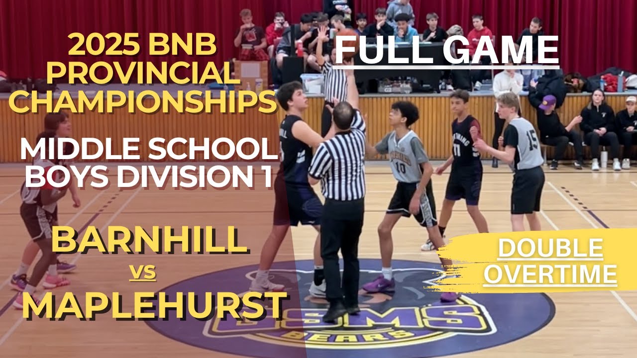 Barnhill Lightning vs Maplehurst Huskies | 2025 BNB Middle School ...