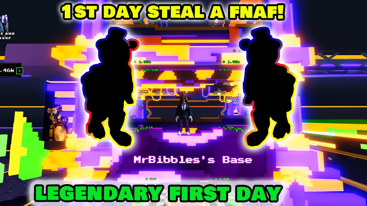 Steal a FNAF First day Goofin | Hyper TD Roblox - YouTube