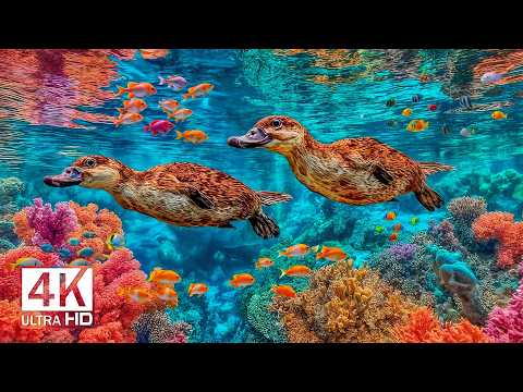 Akvarium 4K VİDEO ULTRA HD 🐠 Gözəl Mərcan Balığı – Dərin Yuxu üçün Sakit Okean Səsləri