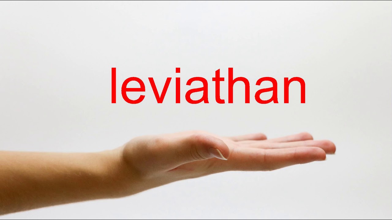 How to Pronounce leviathan - American English - YouTube