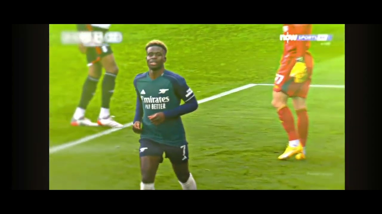 Saka clips 4k #football #premierleague - YouTube