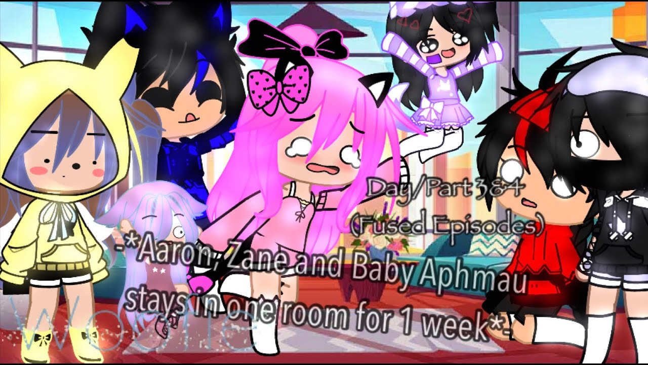 Aaron, Zane and Baby Aphmau stays in one room for 1 week II Day 3 & 4 ...