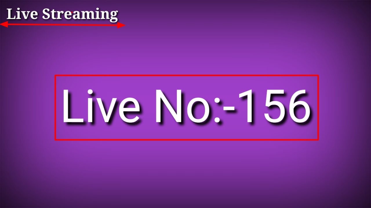 NighT Live Stream Welcome - YouTube