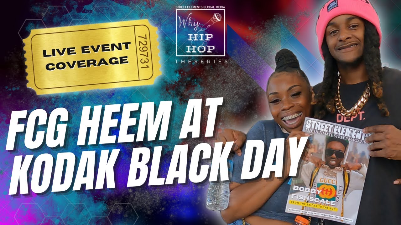 FCG Heem Gets Asked WHY HIP HOP At KODAK BLACK DAY FEST - YouTube
