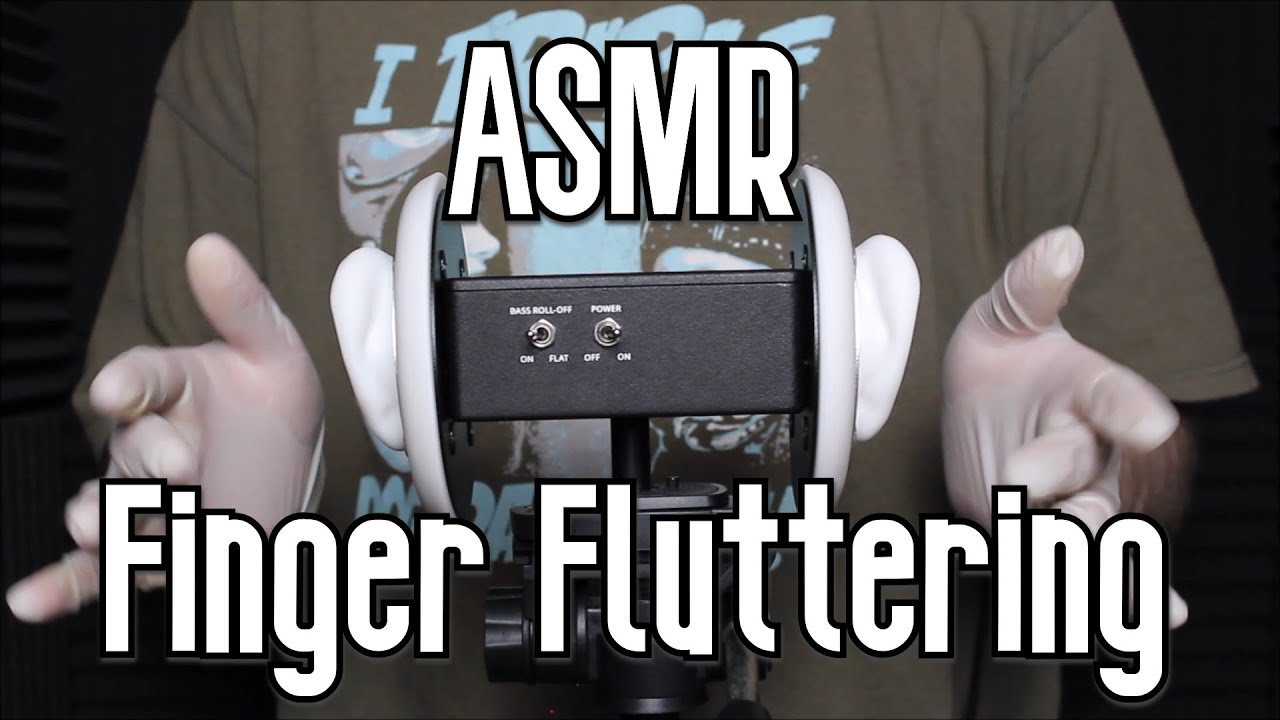 ASMR: 3Dio - Finger Fluttering & Hand Sounds w/ Latex Gloves - YouTube