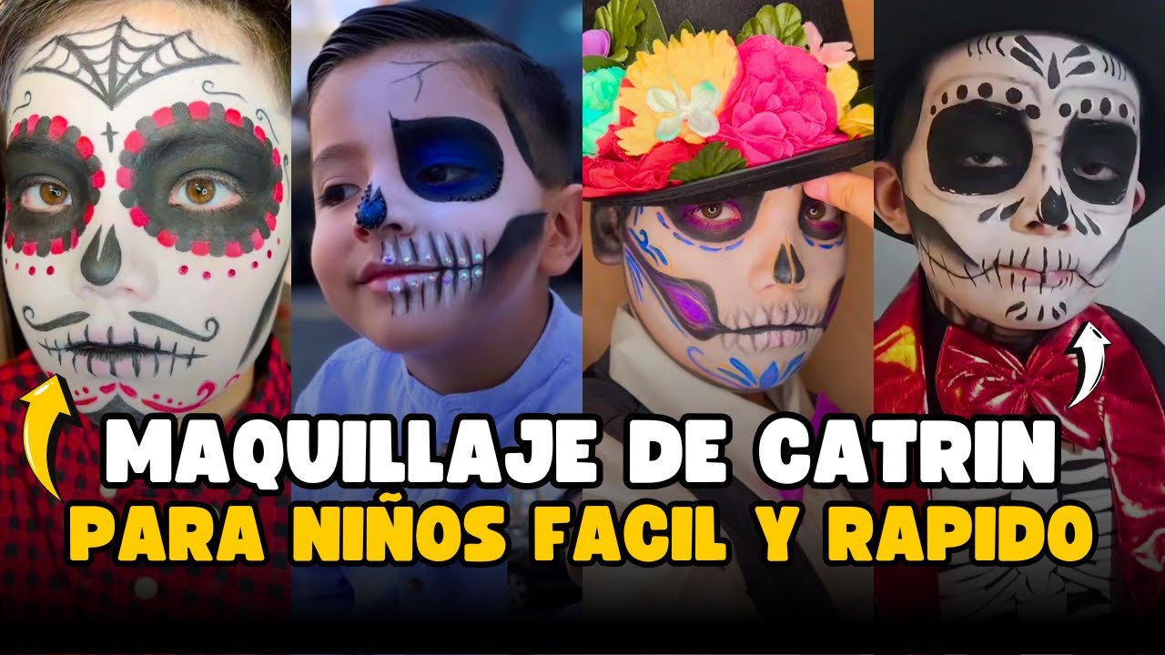 MEJORES MAQUILLAJE DE CATRIN PARA NIÑOS | FACIL Y RAPIDO PARA HOMBRE ...