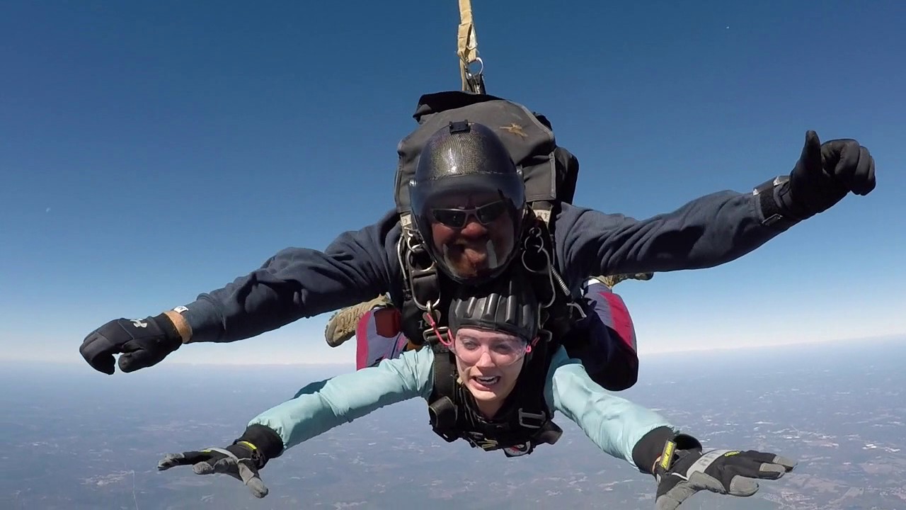 Katy's First Skydive! 10/22/2016 - YouTube