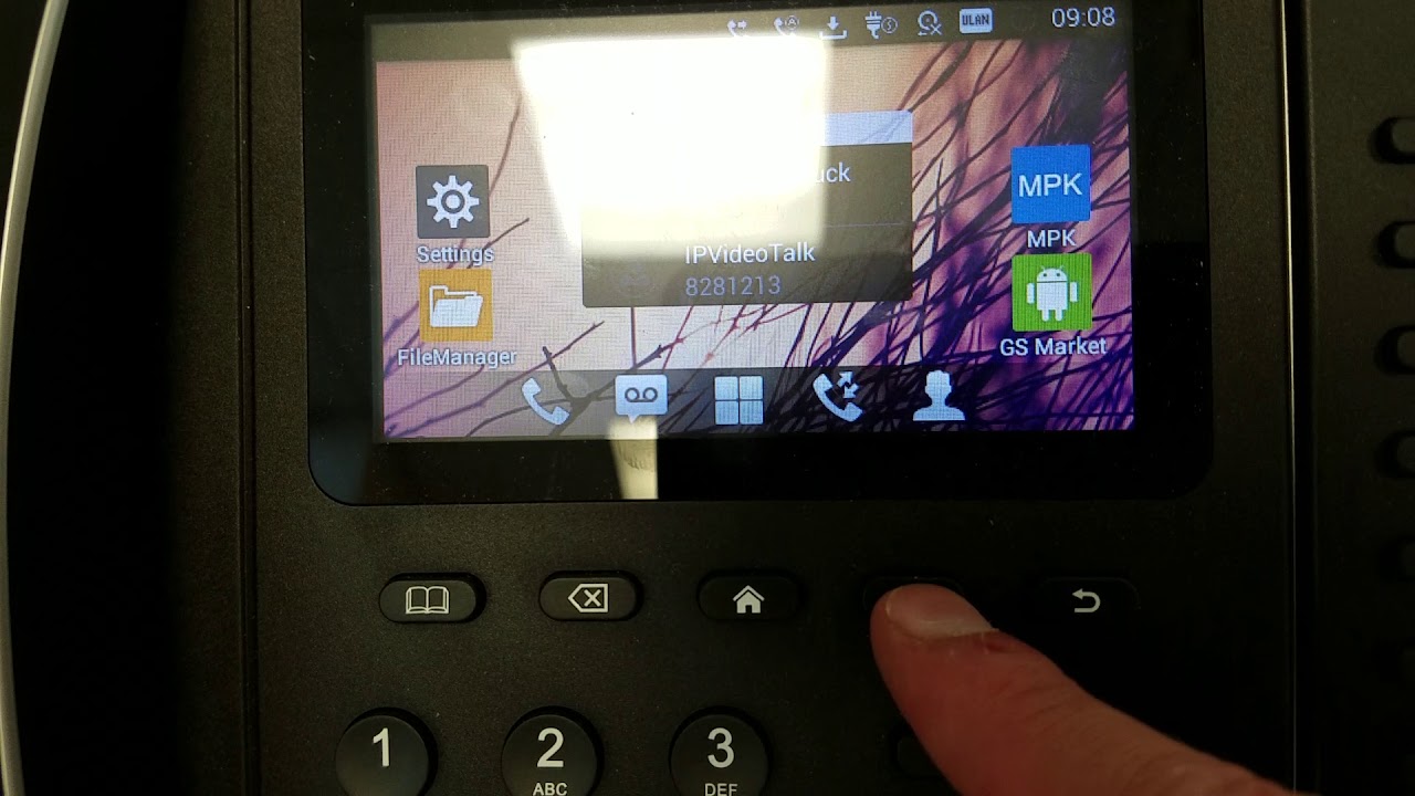 Call forwarding on Grandstream GXV3240 - YouTube