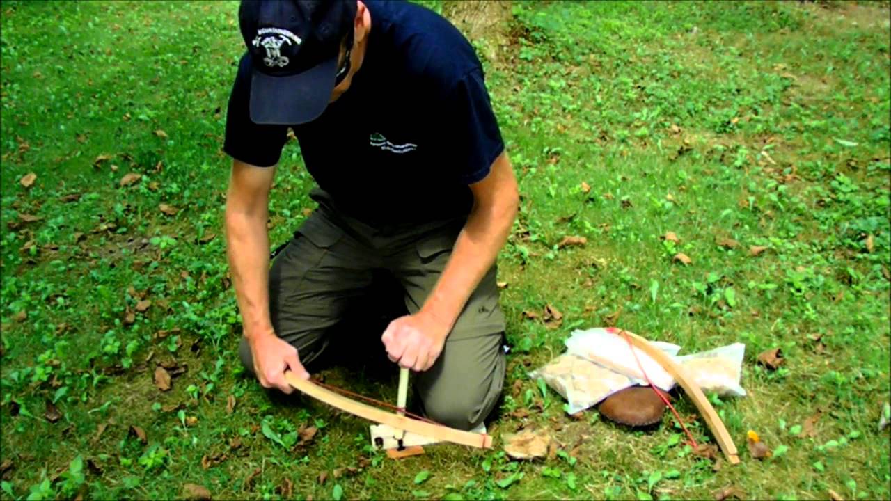 Bow and Drill Friction Fire Kits and Class - YouTube
