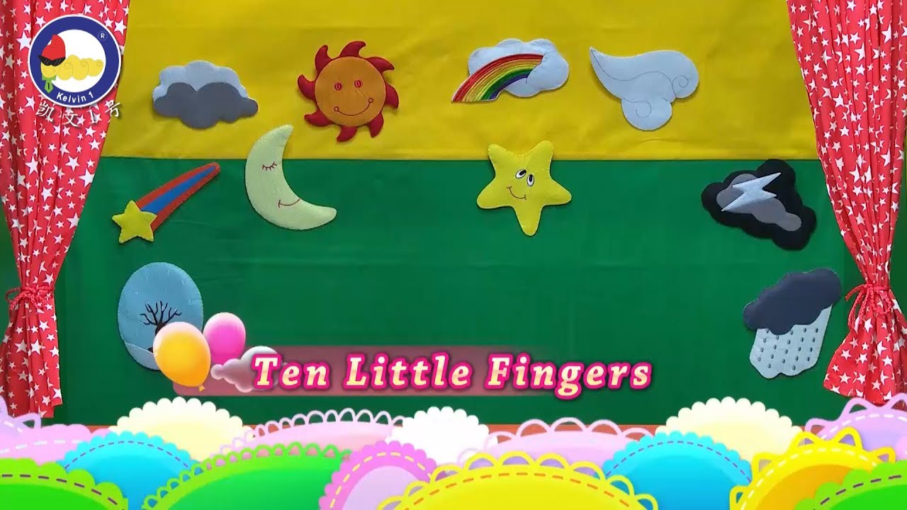 Nursery Rhymes and Songs/ Set 3 3-3 Ten Little Fingers - YouTube