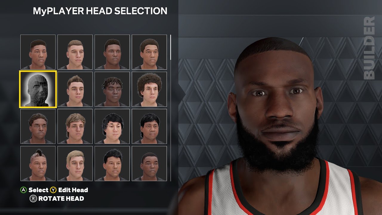 NBA 2K23 - LEBRON JAMES FACE CREATION - YouTube