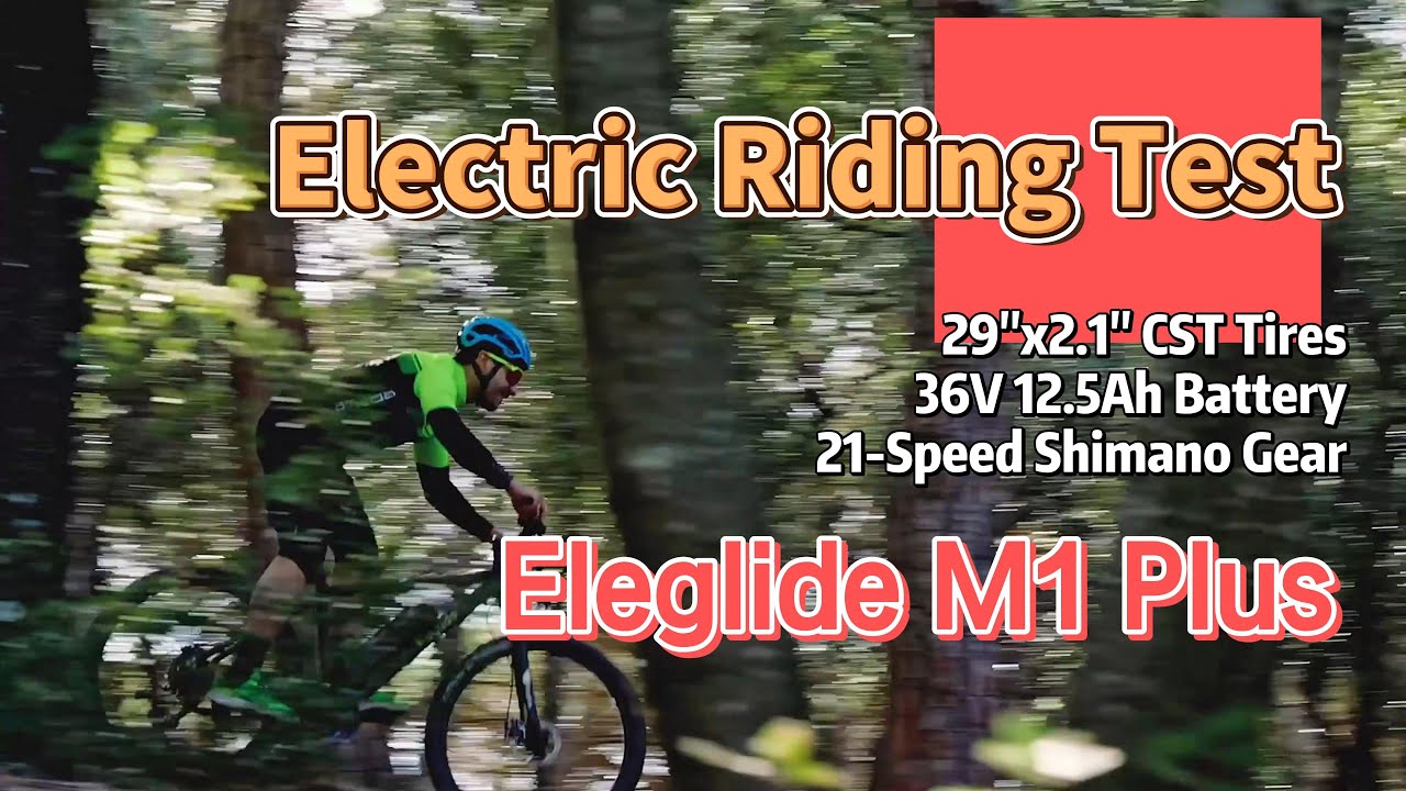 Eleglide M1 Plus Electric Bike Riding Test - OOLACTIVE - YouTube