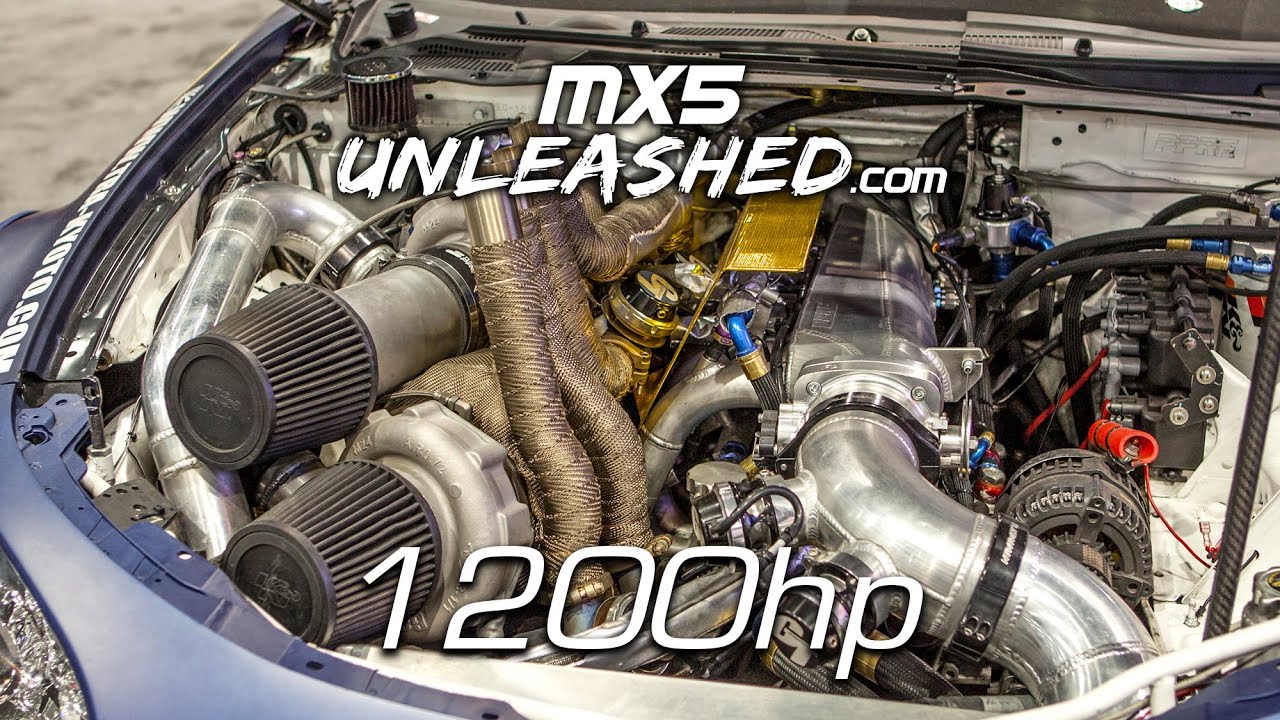 Mad Mike's 4 Rotor, Twin Turbo MX-5 NC with 1200hp - YouTube