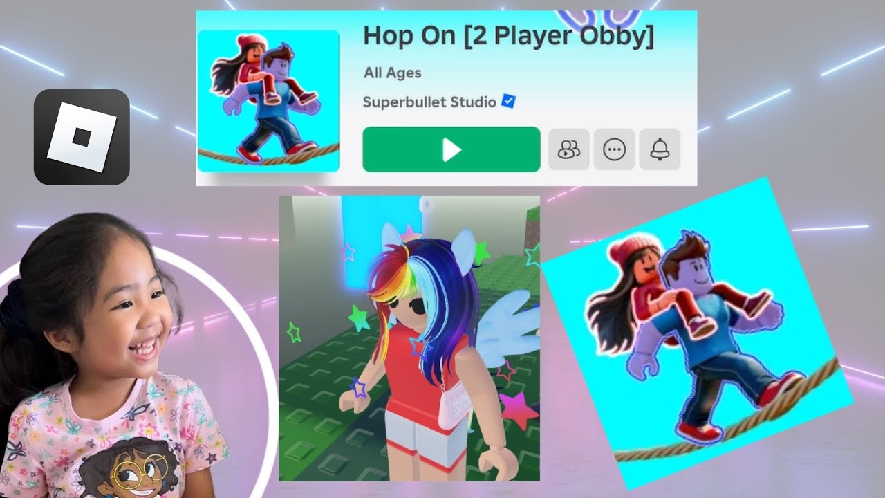 ROBLOX | Playing Hop On But Keep on Failing - YouTube