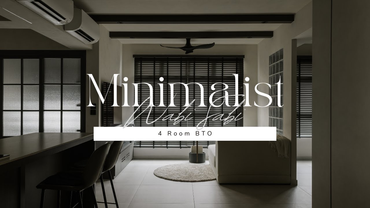 Minimalist Wabi Sabi 4 Room BTO Home Tour | HDB Singapore Interior Design | Spouse The House ...