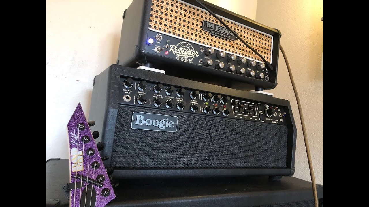 Mesa Boogie Rectoverb 25 vs Mark IVb - YouTube