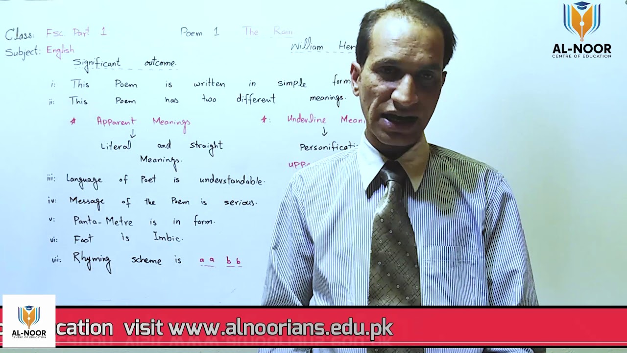 1st year English poem 1 | The Rain - YouTube