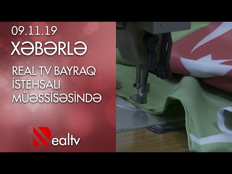 REAL TV bayraq istehsalı müəssisəsində