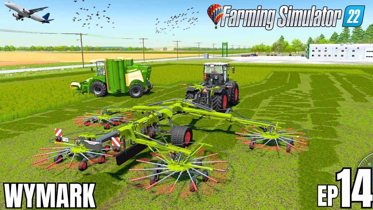 Farming Simulator 22 HARVESTING | FS 22 | WYMARK EP 14Timelapse - YouTube