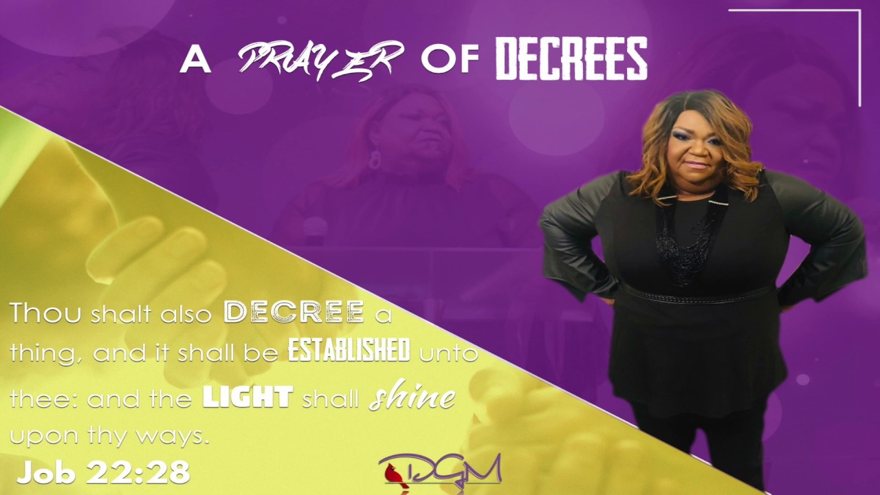 A Prayer of DECREES | Dr. Deborah Graham - YouTube