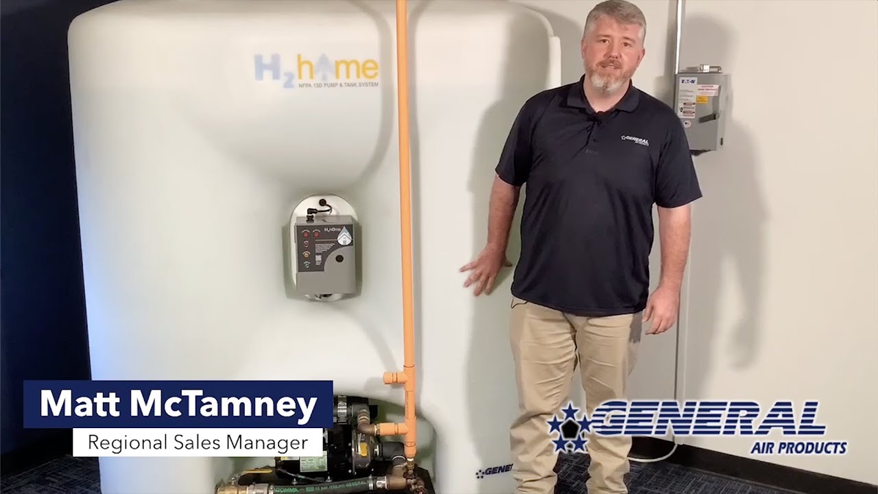 Residential Fire Sprinkler System Tank 1,000 Litre Fire Sprinkler